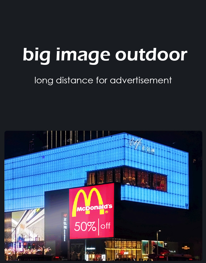 Custom Gobo Projection Outdoor Waterproof Rotation Logo Projector Led ...