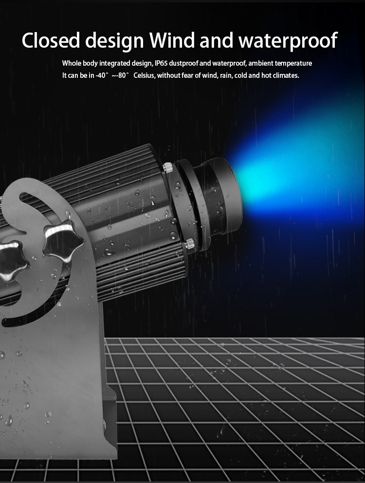 Led Gobo Projector 300W Waterproof Outdoor Gobo Image Projector For ...