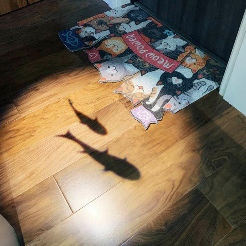 Nordic Projection Fish Ceiling Lights Bedroom Living Room Corridor ...