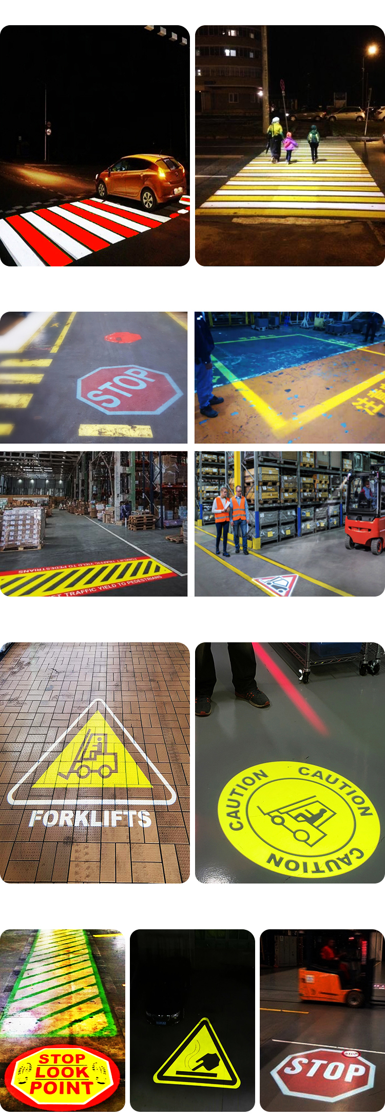 Customized Safety Sign Projector 200W Outdoor Waterproof Indoor Non ...