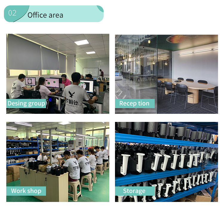 50w Ceiling Embedded Led Logo Projector Custom Advertising Instructions ...