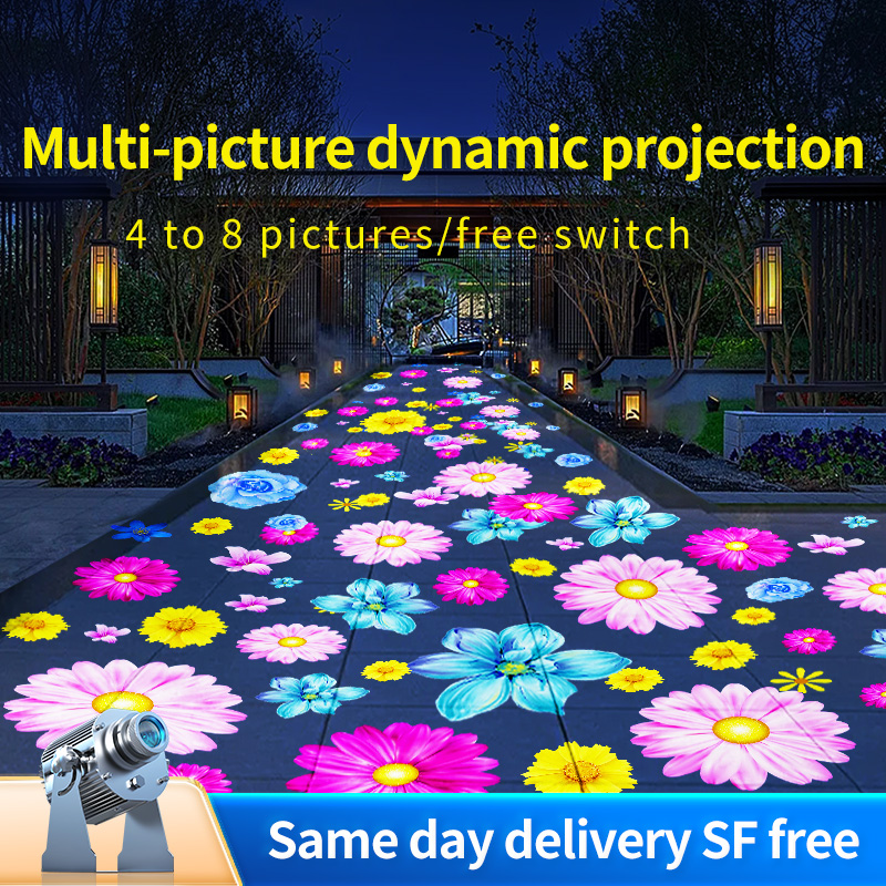 40w Dynamic 8logos Conversion Multiple Patterns Switching rotate ...