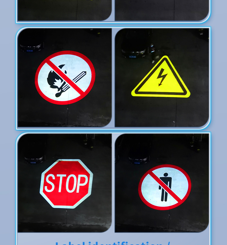 Noparde 80w NEW Safety Signs LED Projectors – Waterproof Outdoor/Indoor ...