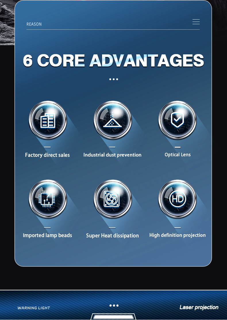 Industrial one-line laser light safety warning sign projection light ...