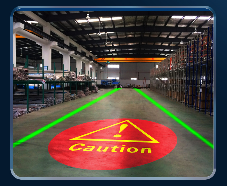 Industrial one-line laser light safety warning sign projection light ...