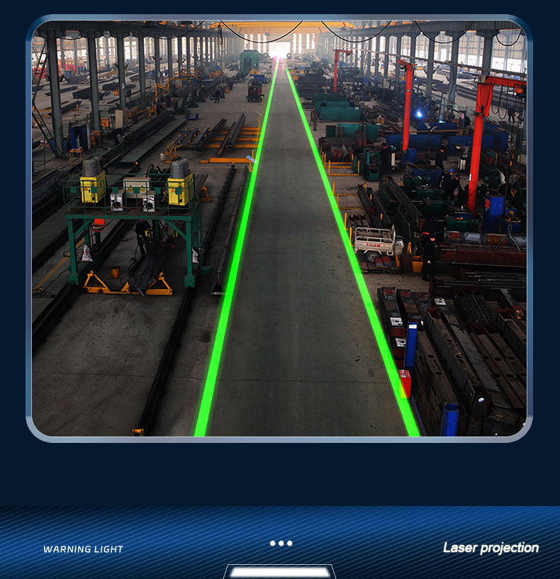 Industrial one-line laser light safety warning sign projection light ...