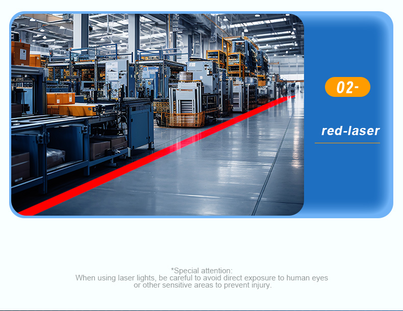 Industrial one-line laser light safety warning sign projection light ...