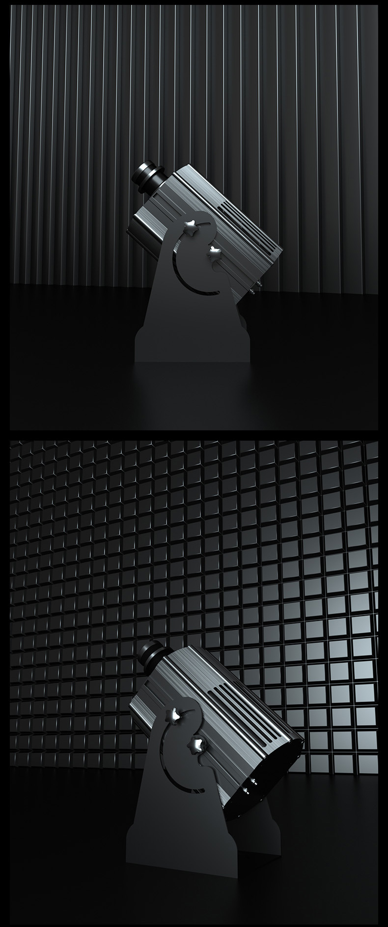 500W industrial high-power outdoor custom logo pattern text LED wall ...