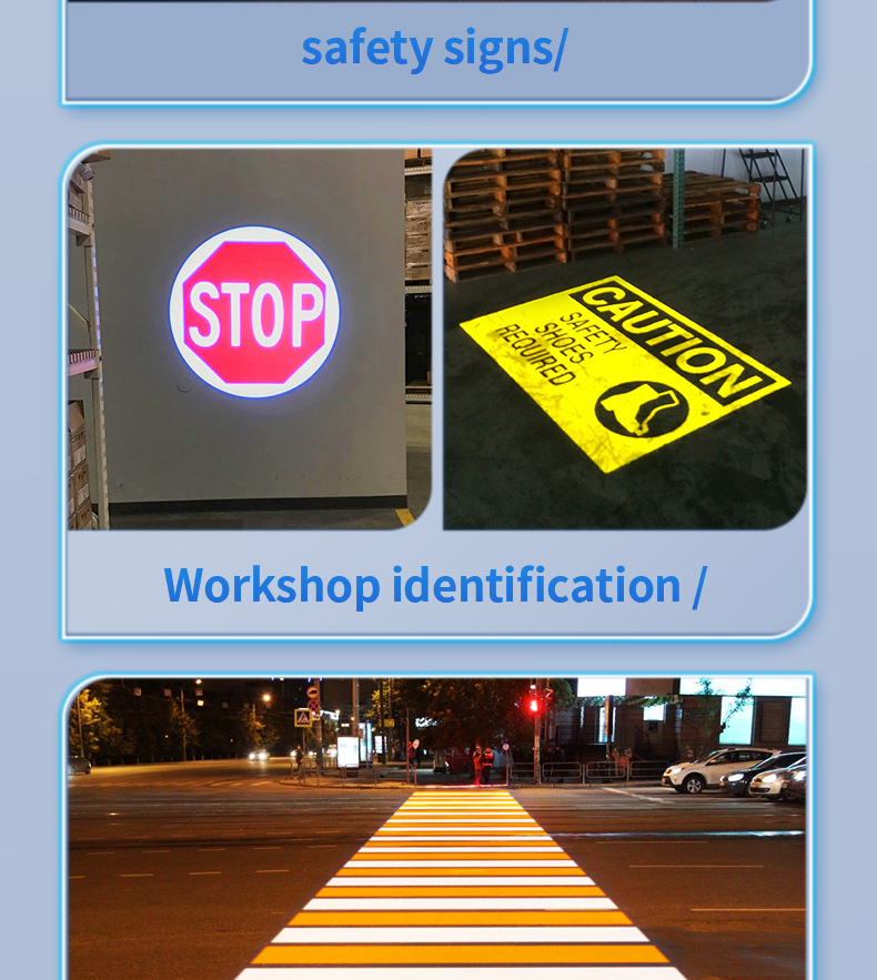 100 Watt Noparde led sign projector Safety Sign Projection Lamp ...
