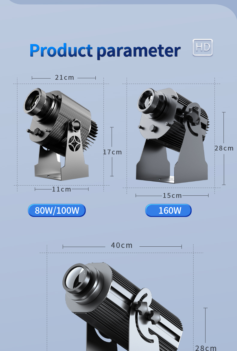 100 Watt Noparde led sign projector Safety Sign Projection Lamp ...