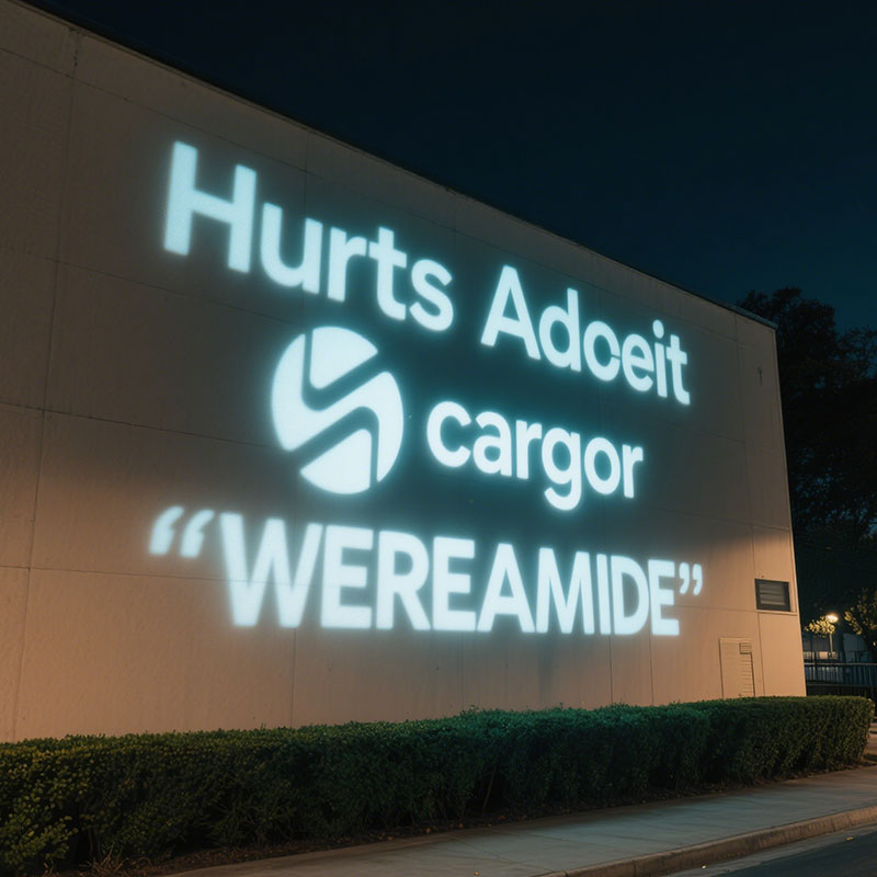 Outdoor Wall Advertising Projector: Easy Setup + High-Def – Vivid ...