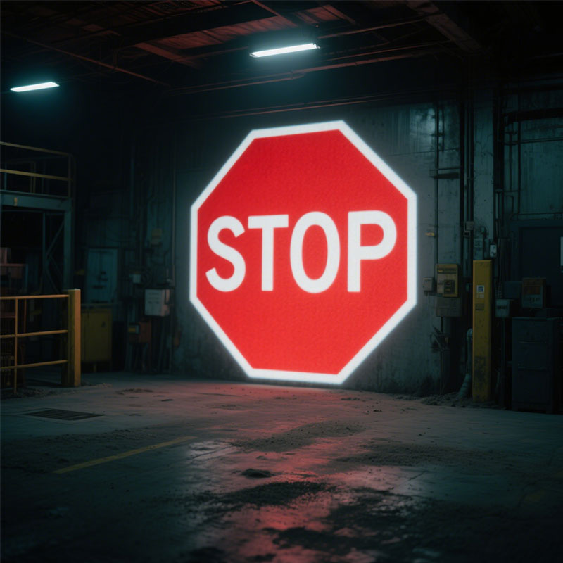 Industrial-Grade LED Projector Signs: High-Visibility Waterproof ...