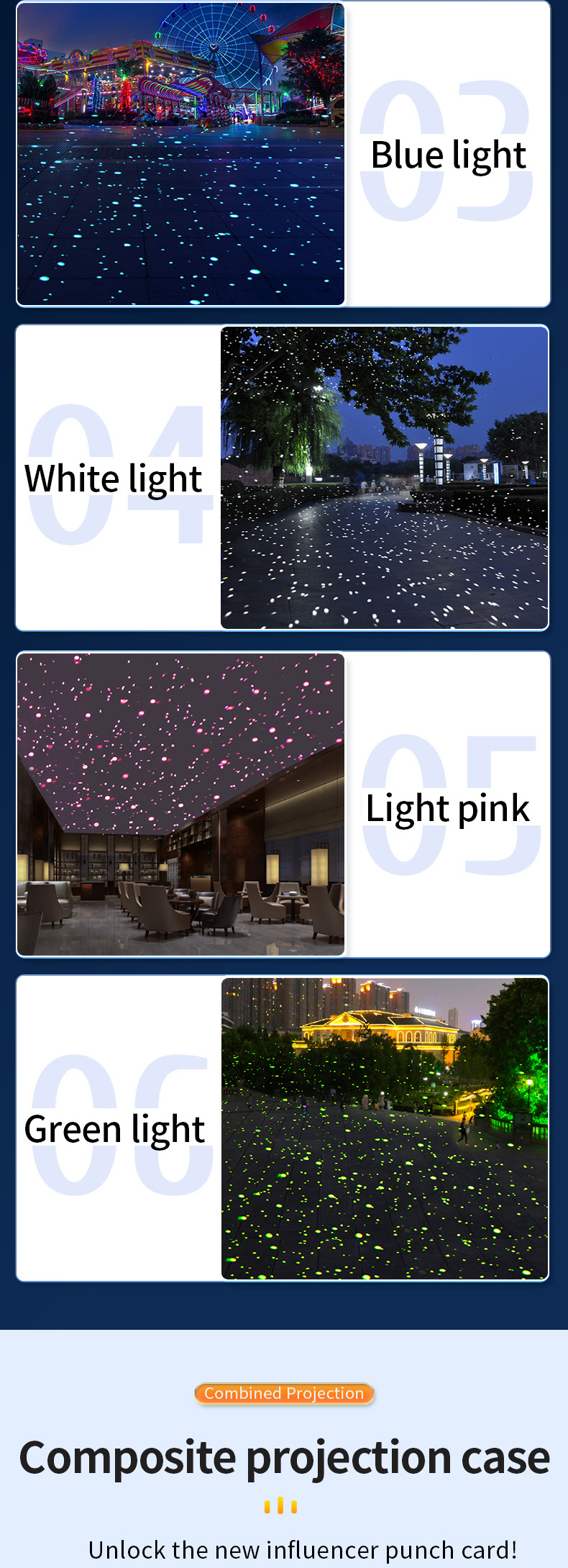 IP65 Waterproof Firefly Projector: Moving Light Show for Garden & Party ...