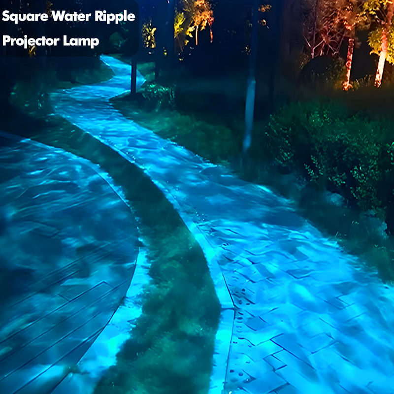 How to Create Water Ripple Wall Effect: HD Rotating LED Projector ...