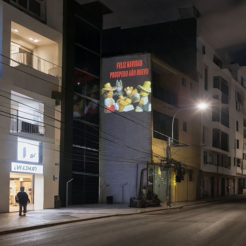 Outdoor Building Projector | Easy Setup HD Gobo for Commercial Facade ...